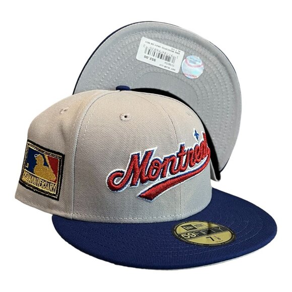 New Era | Accessories | New Era Montreal Expos Script 59fifty Fitted ...